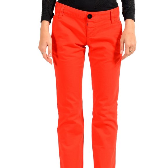 DSQUARED2 | Pants & Jumpsuits | Dsquared2 Womens Bright Red Cropped ...